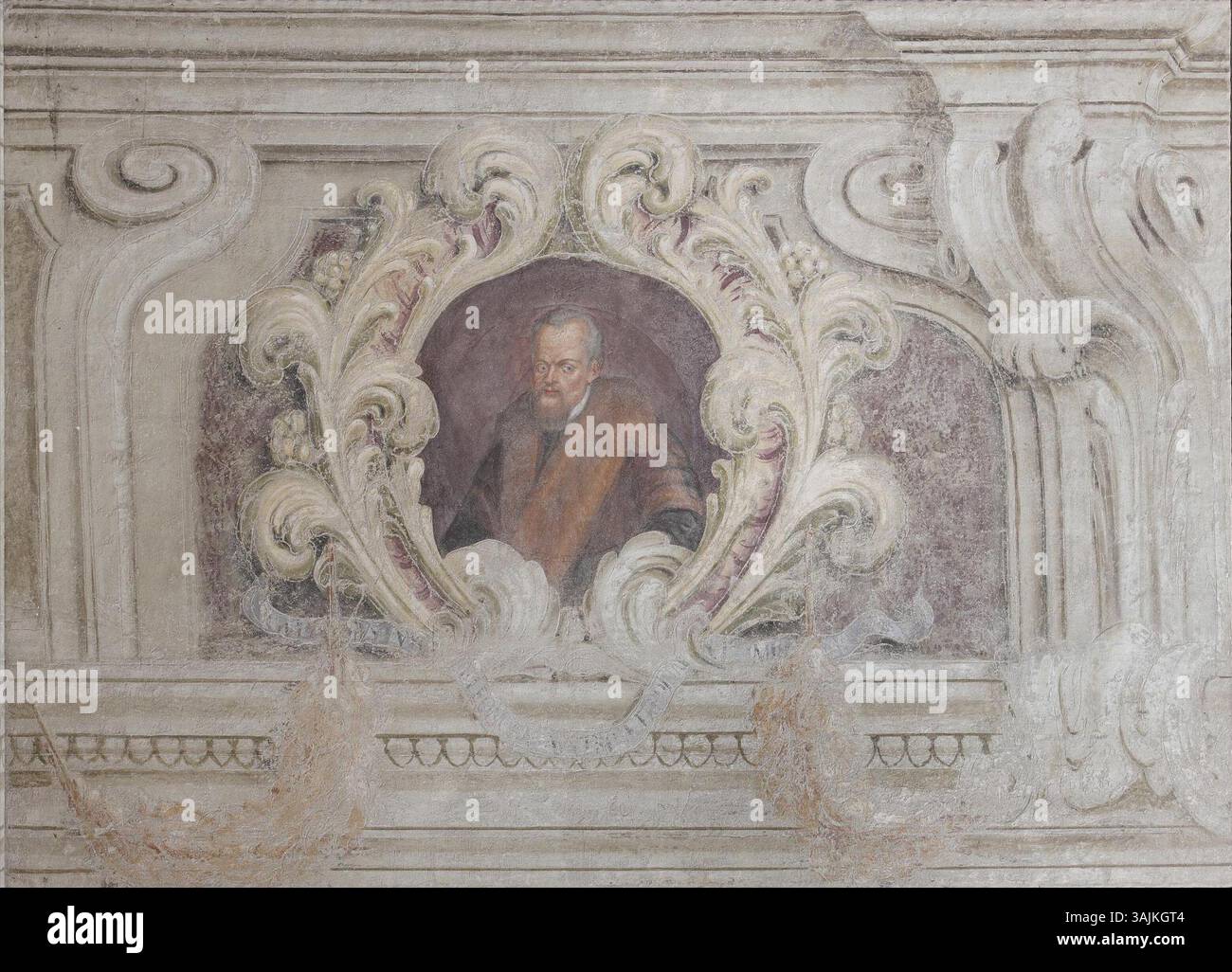 This 18th-century portrait by Antonio Calabrò depicts Guglielmo Gonzaga ...