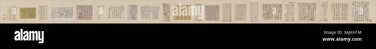 A traditional Chinese calligraphy work from The Palace Museum ...