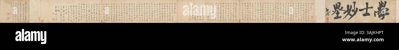This calligraphy work housed in The Palace Museum demonstrates ...