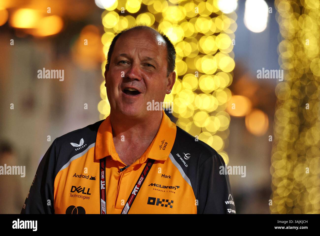 Sakhir, Bahrain. 11th Apr, 2025. Mark Norris (GBR) McLaren Race ...
