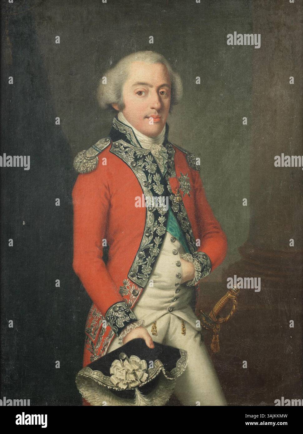 This circa 1790 portrait shows Charles-Philippe de Bourbon, Comte d ...