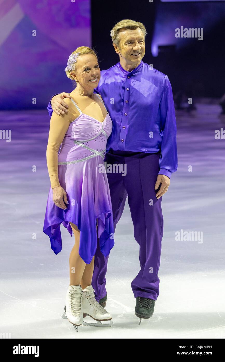 London, UK. 11th Apr, 2025. Jayne Torvill and Christopher Dean attend ...