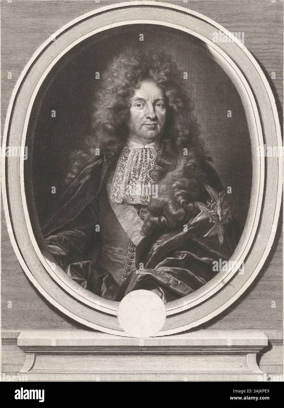 This engraving by Gérard Edelinck, created in 1691, depicts Charles ...