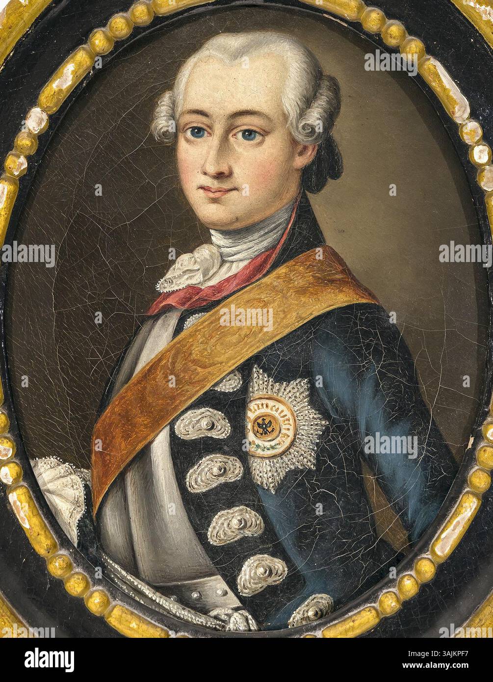This 18th-century portrait depicts Friedrich Eugen, Duke of Württemberg ...