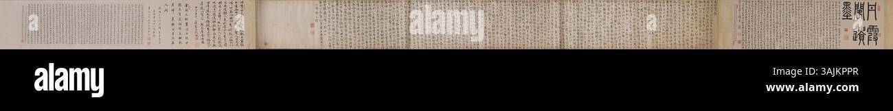 This calligraphy work housed in The Palace Museum demonstrates the ...