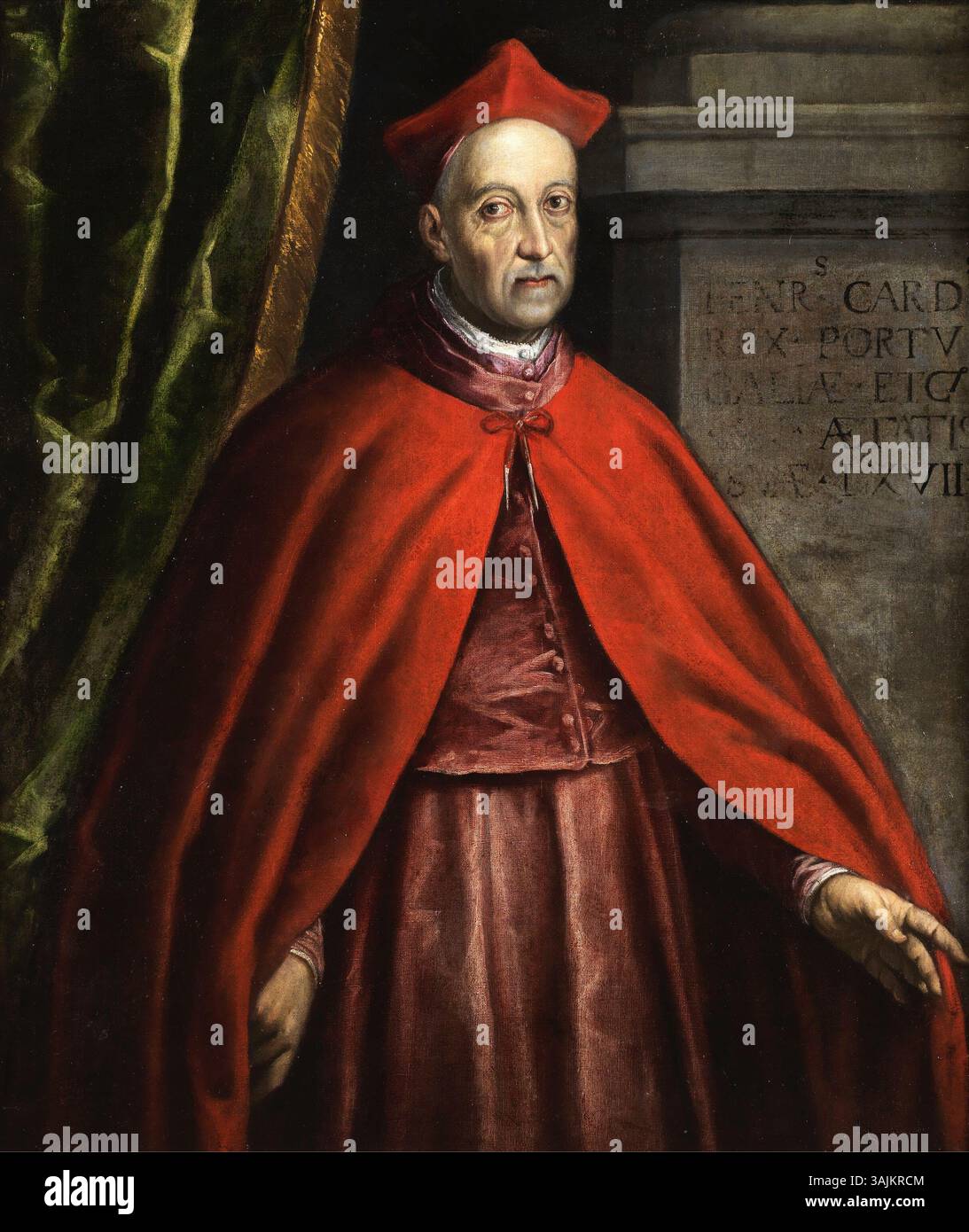 This 1579 portrait by Domenico Tintoretto depicts Cardinal Henry, King ...