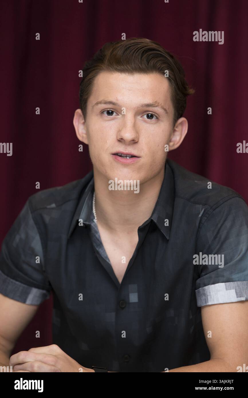 April 23, 2017 - Hollywood, California, U.S. - TOM HOLLAND promotes ...