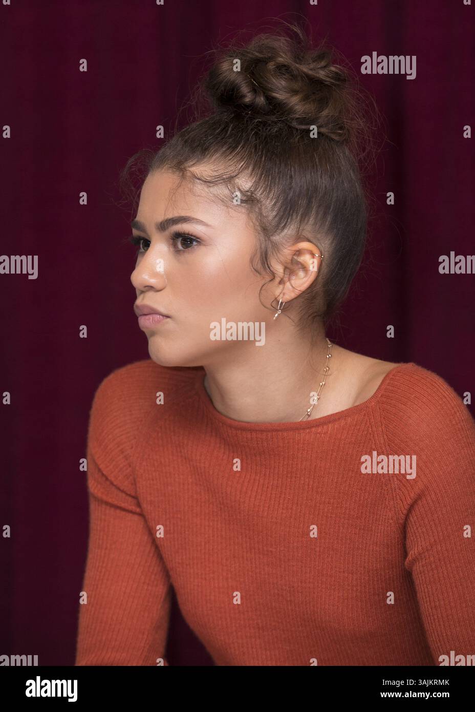 April 23, 2017 - Hollywood, California, U.S. - ZENDAYA COLEMAN promotes ...