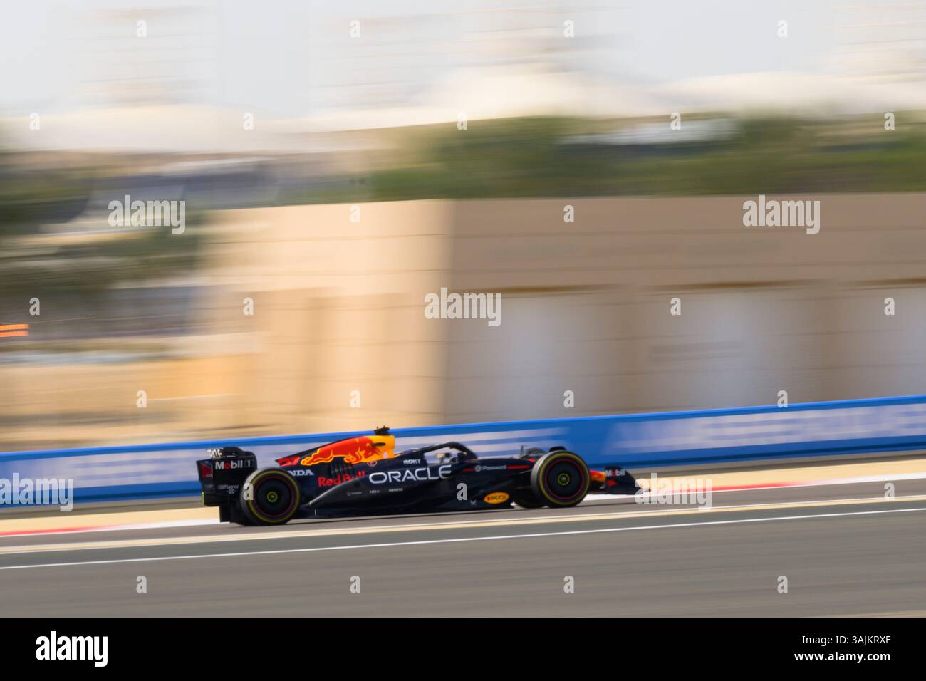 Sakhir, Bahrain. 11th April 2025. Ayumu Iwasa of Oracle Red Bull Racing ...