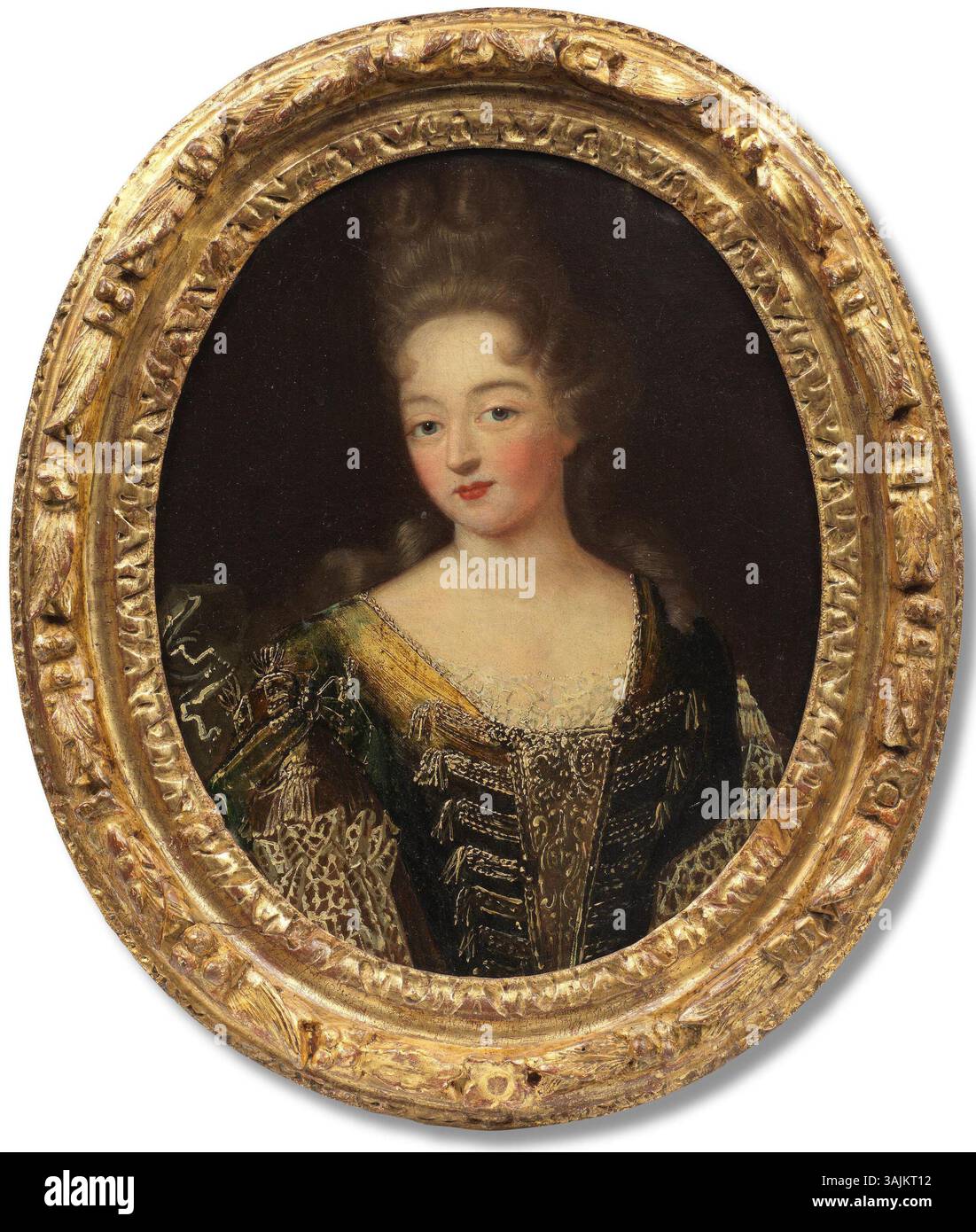 This set of four portraits, attributed to the French School, depicts ...