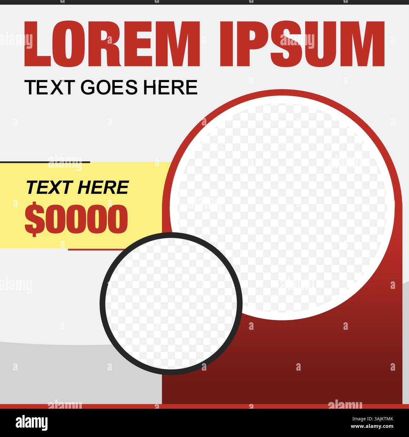 Simple and Modern Social media ad Design Stock Vector Image & Art - Alamy