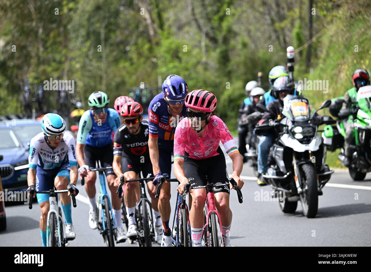 Ben Healy Ireland EF Education at Itzulia Baque tour 2025 Stock Photo ...