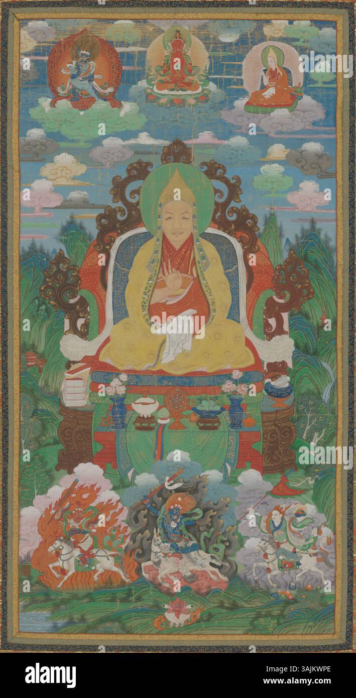 Chinese painting at The Palace Museum of Lobsang Palden Yeshe, the 6th ...