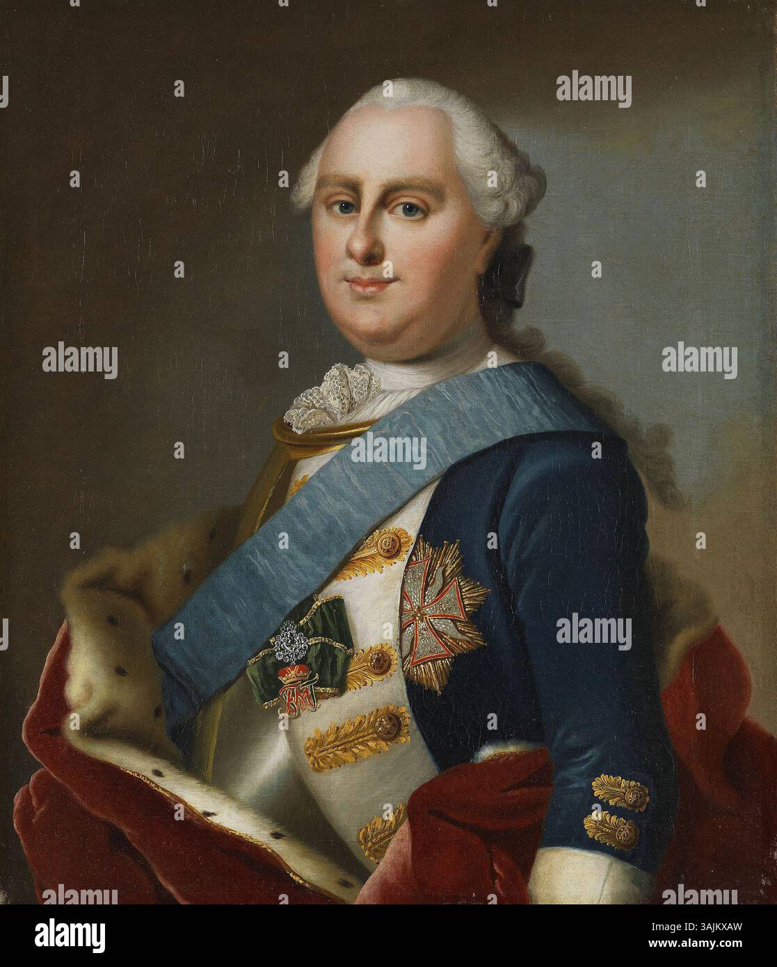 This oil portrait from around 1760 depicts Prince George William of ...