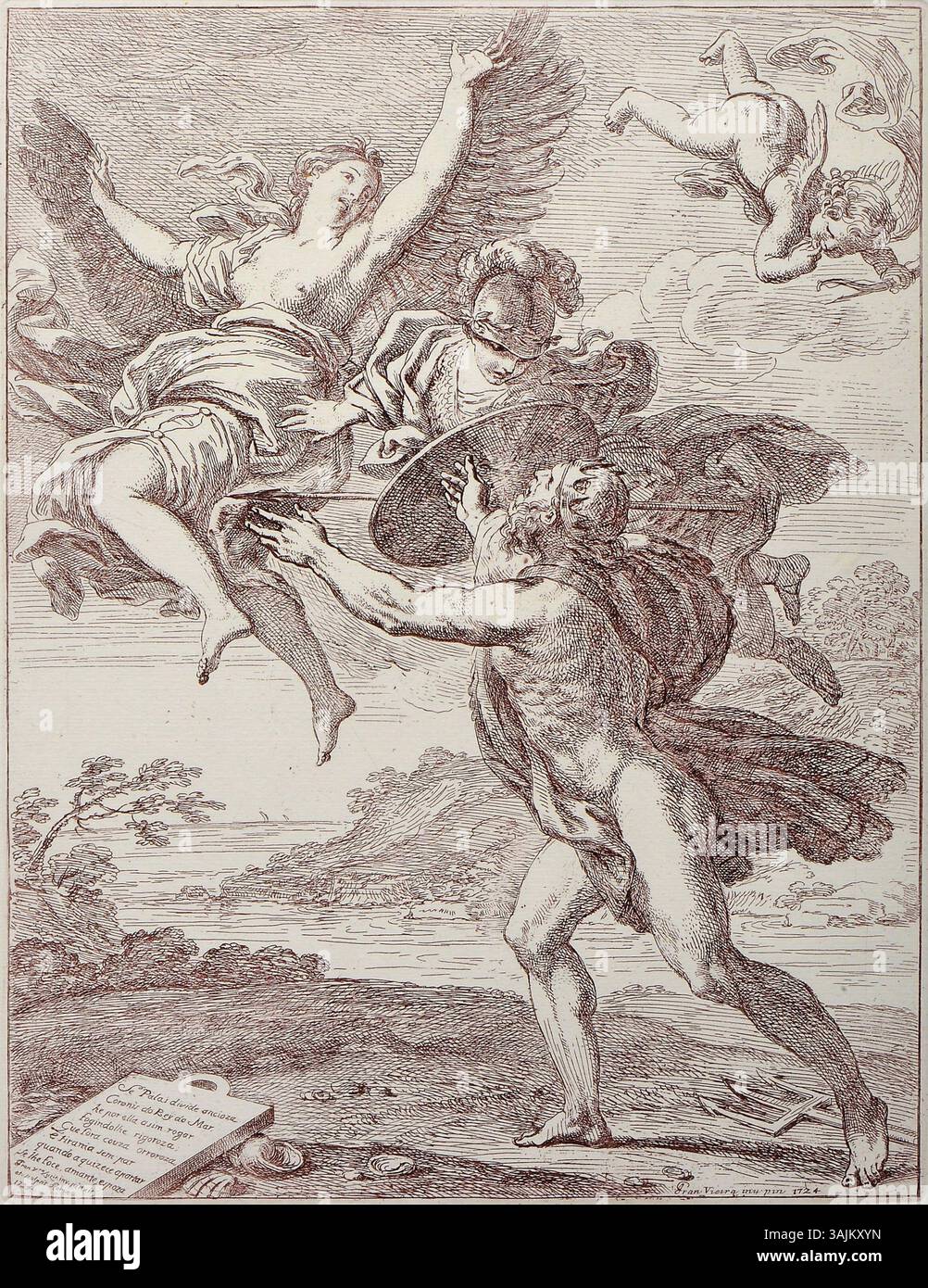 This 1724 painting by Francisco Vieira Lusitano depicts Neptune and ...