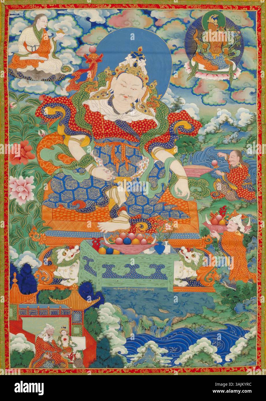This artwork, displayed at The Palace Museum, reflects the traditional ...