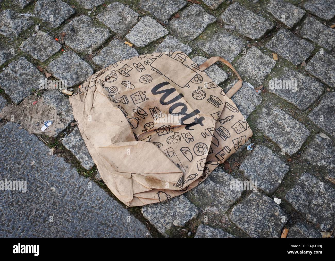 Berlin, Germany. 16th Mar, 2025. 16.03.2025, Berlin. An old bag from ...