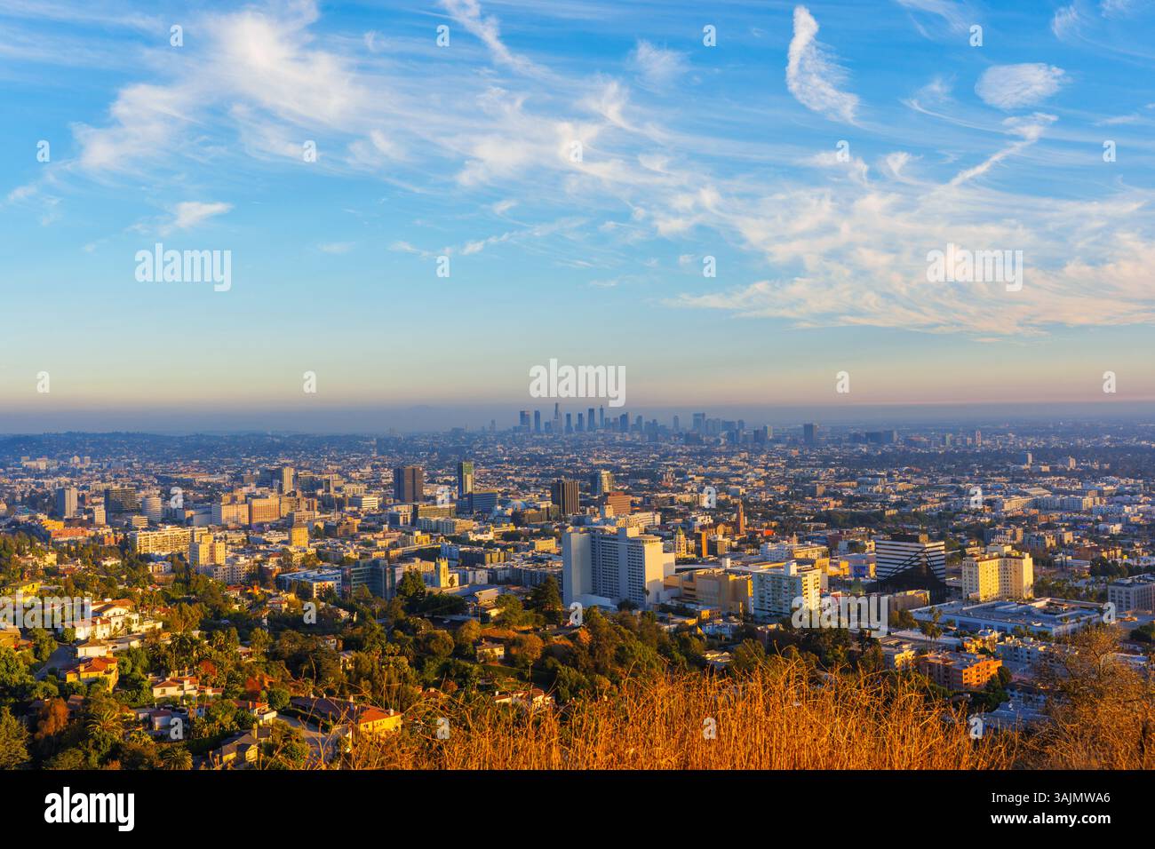 Los Angeles, California - December 3, 2024: Captivating aerial view of ...