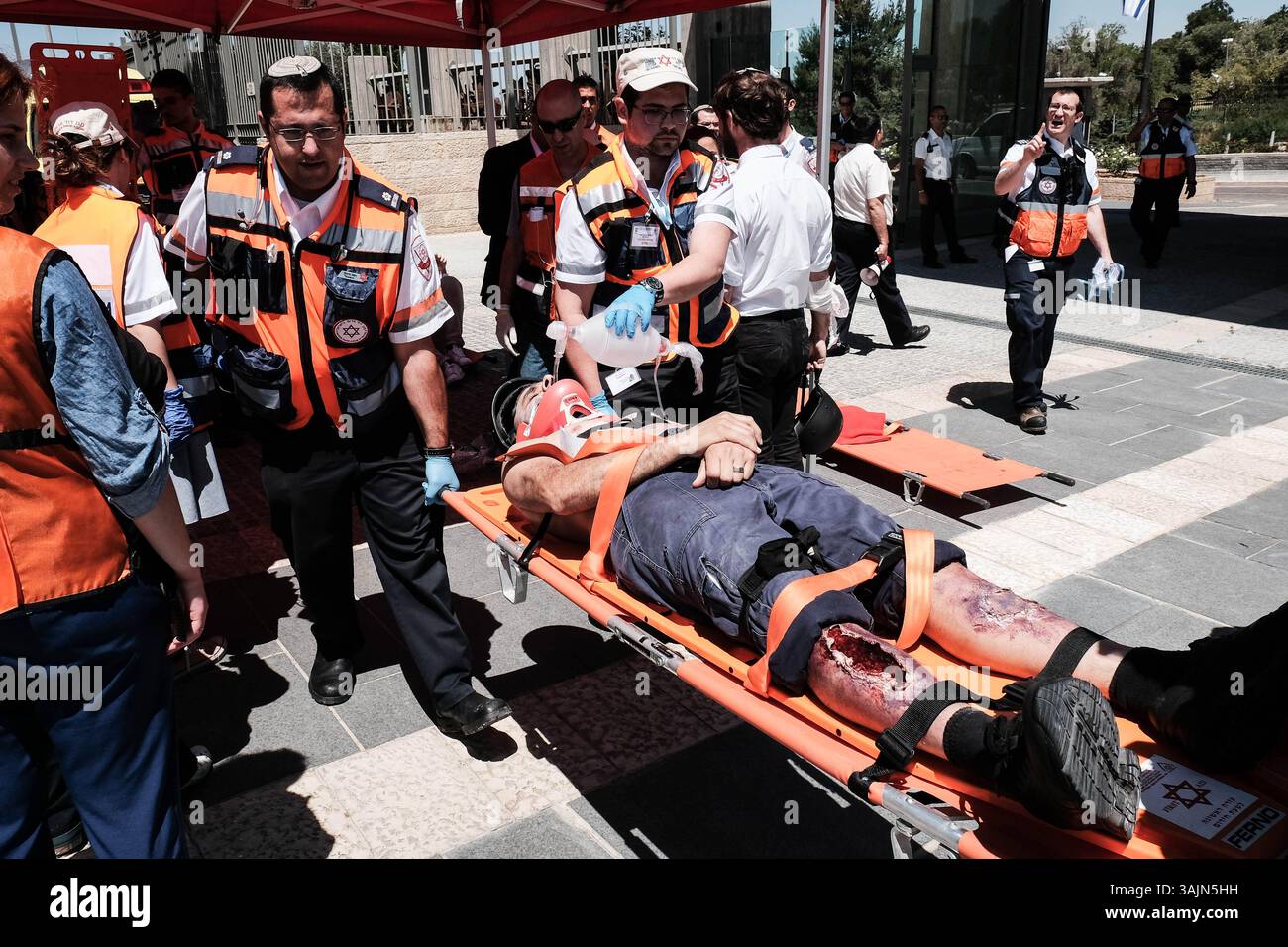 June 13, 2017 - Jerusalem, Israel - The IDF, Home Front Command, local ...