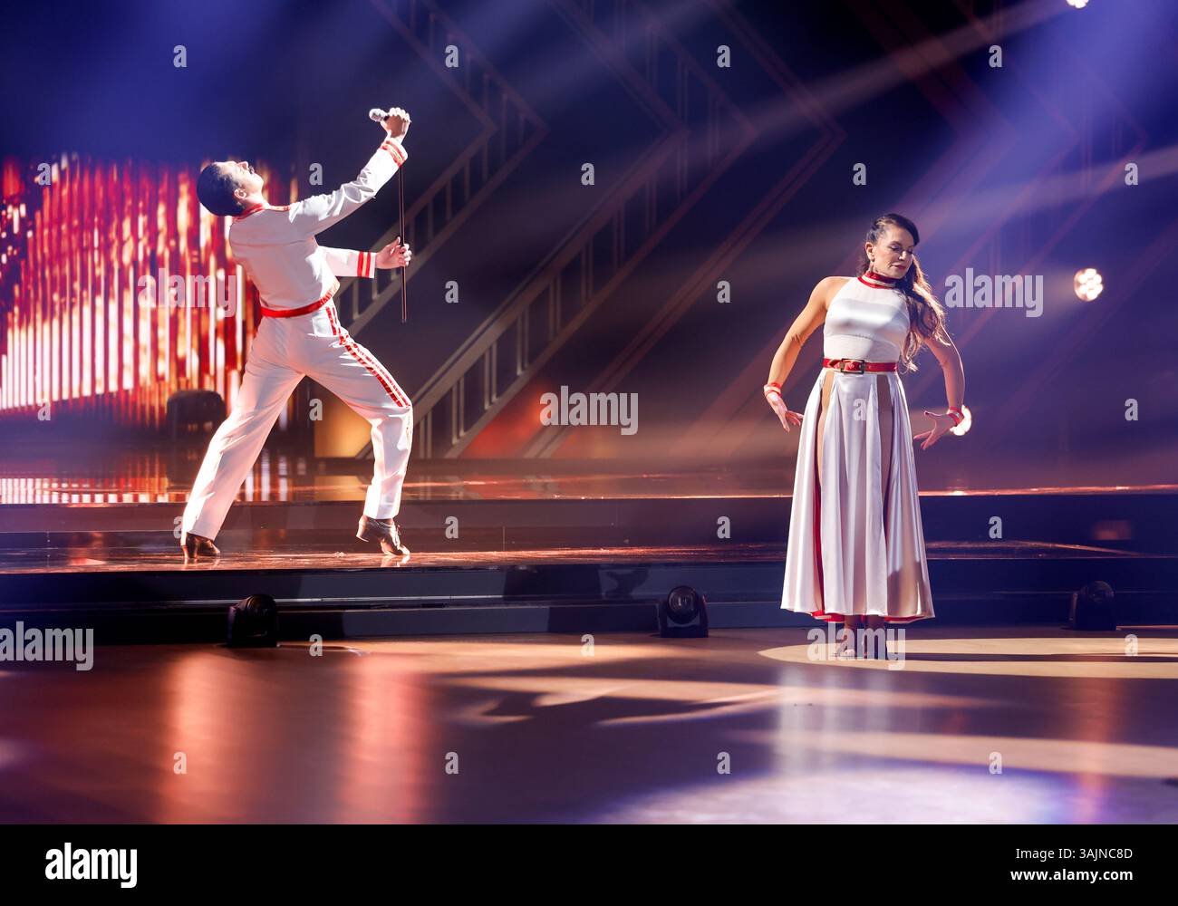 Cologne, Germany. 11th Apr, 2025. Christine Neubauer, actress, and ...
