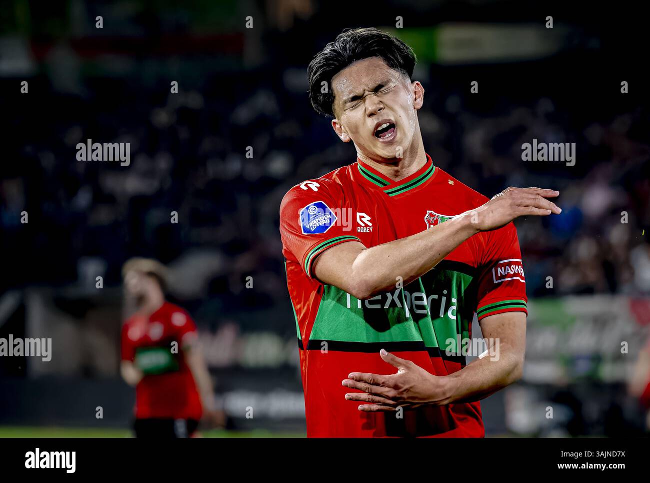 NIJMEGEN, Netherlands, 11-04-2025, SPO, stadium De Goffert, Dutch ...