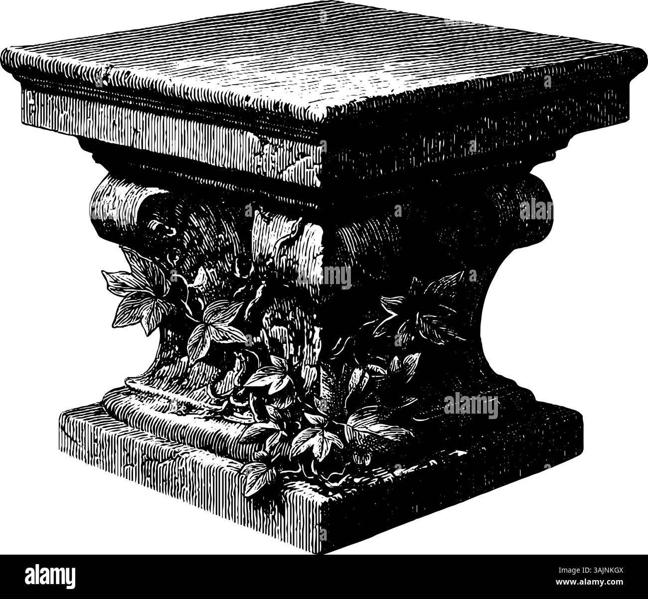 Masonry pedestal Stock Vector Images - Alamy