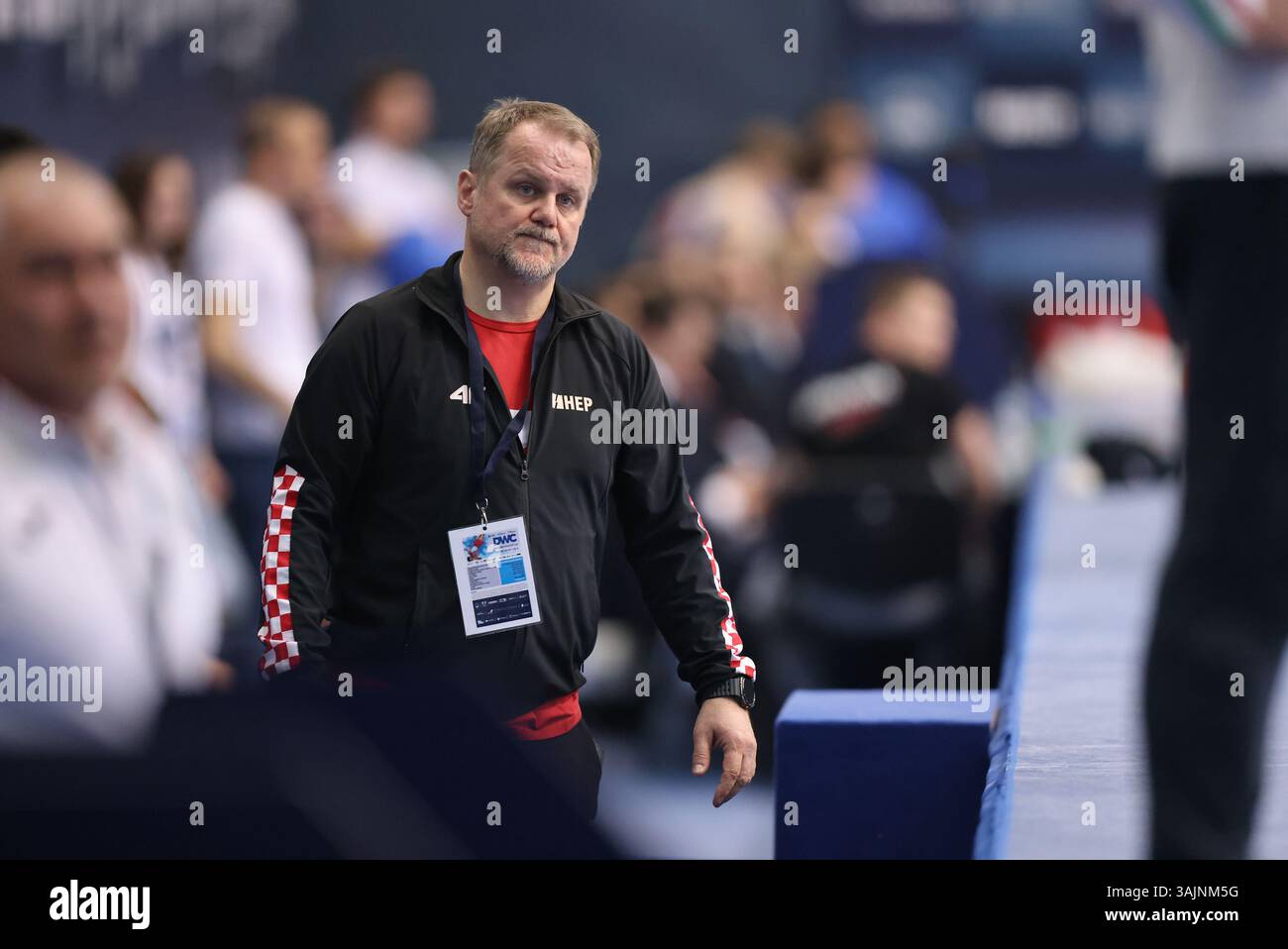 Osijek, Croatia. 11th Apr, 2025. Vladimir Madjarevic, Aurel Benovic ...