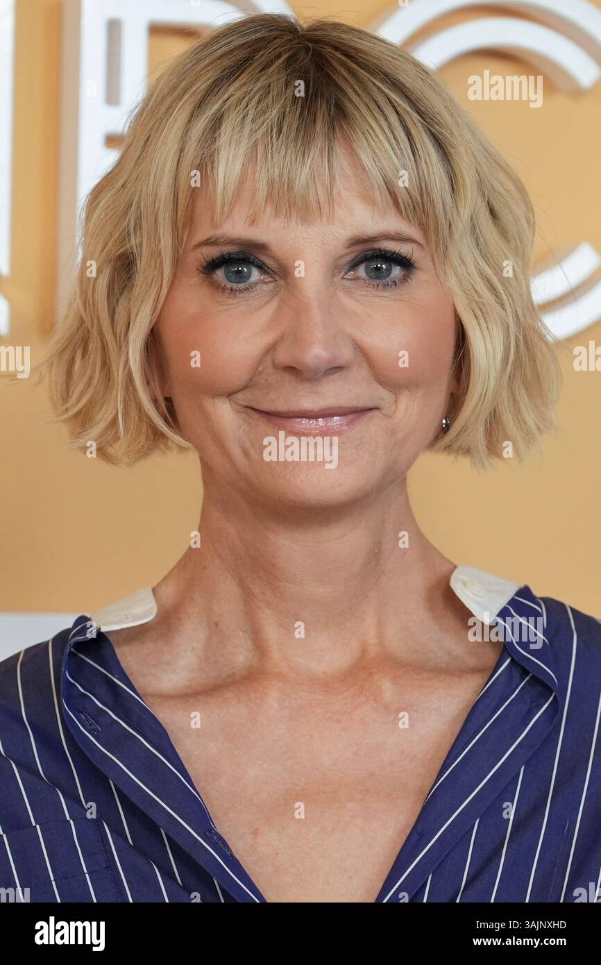 Kerri Kenney-Silver arrives at the NBCU Emmy luncheon on Friday, April ...