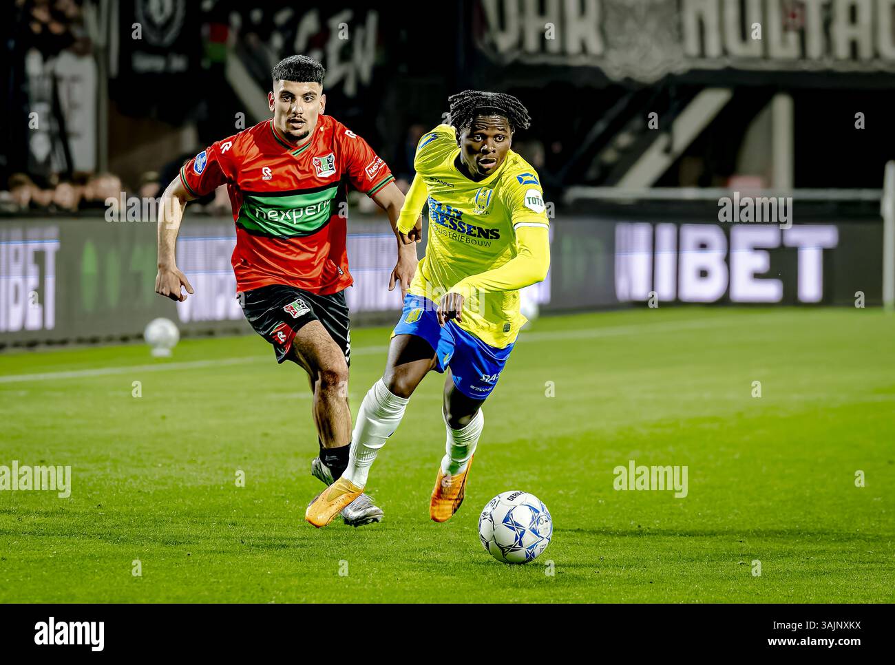 NIJMEGEN, Netherlands, 11-04-2025, SPO, stadium De Goffert, Dutch ...