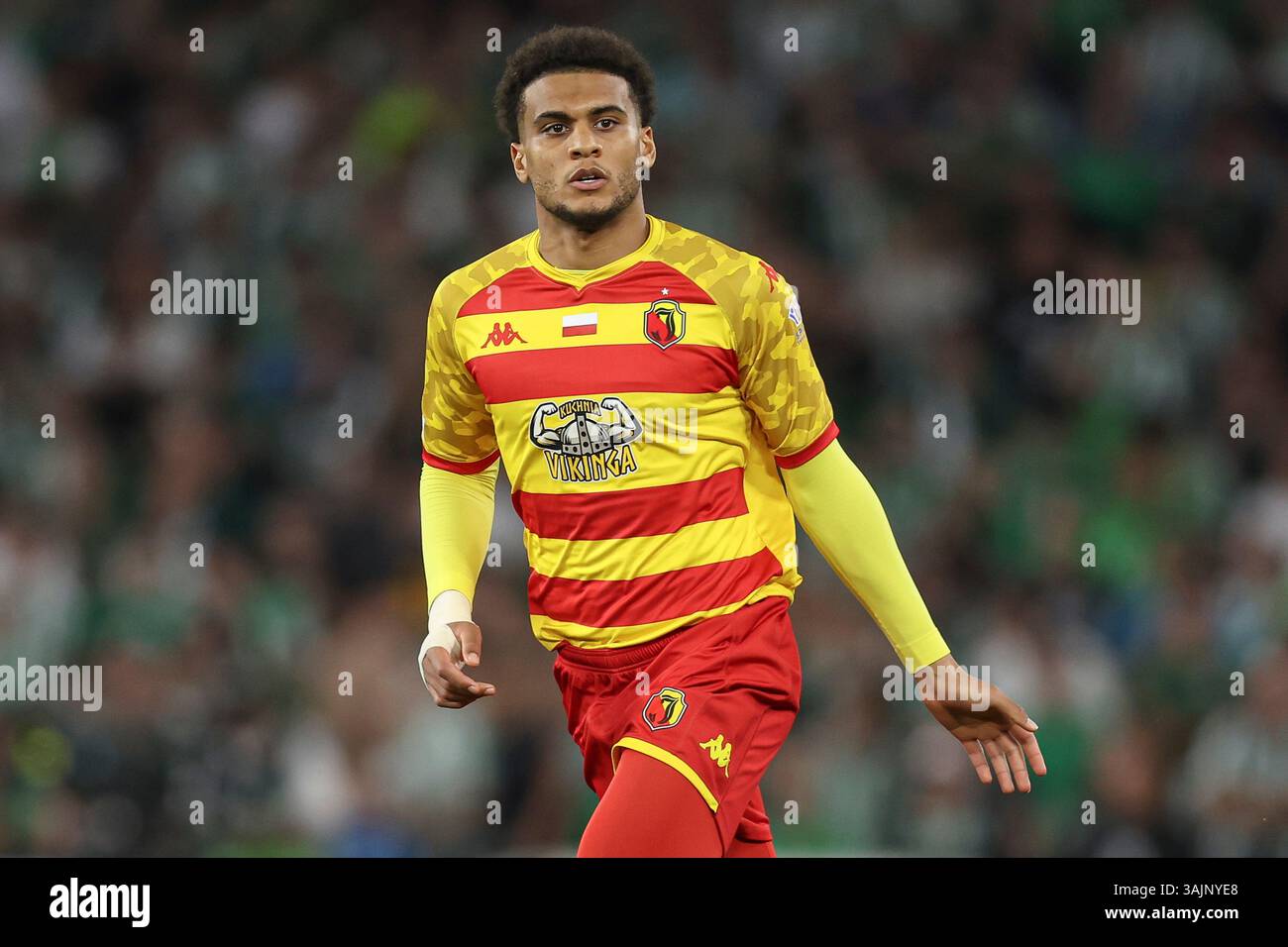 Sevilla, Spain. 10th Apr, 2024. Lamine Diaby-Fadiga of Jagiellonia ...