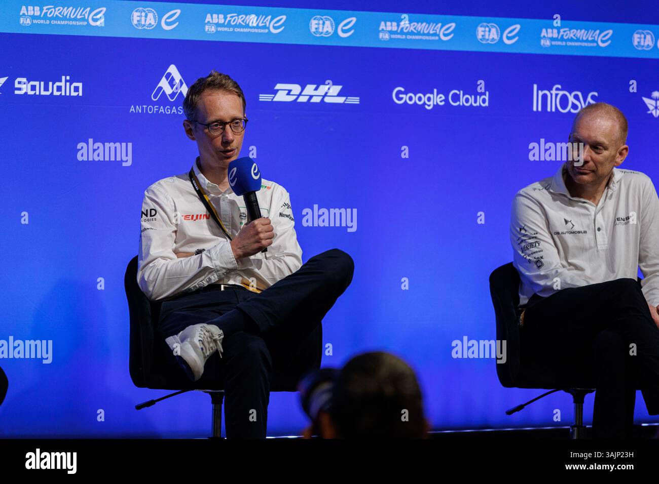 FILIPPI Sylvain, Envision Virgin Racing Managing Director and CTO, portrait conference de presse ...