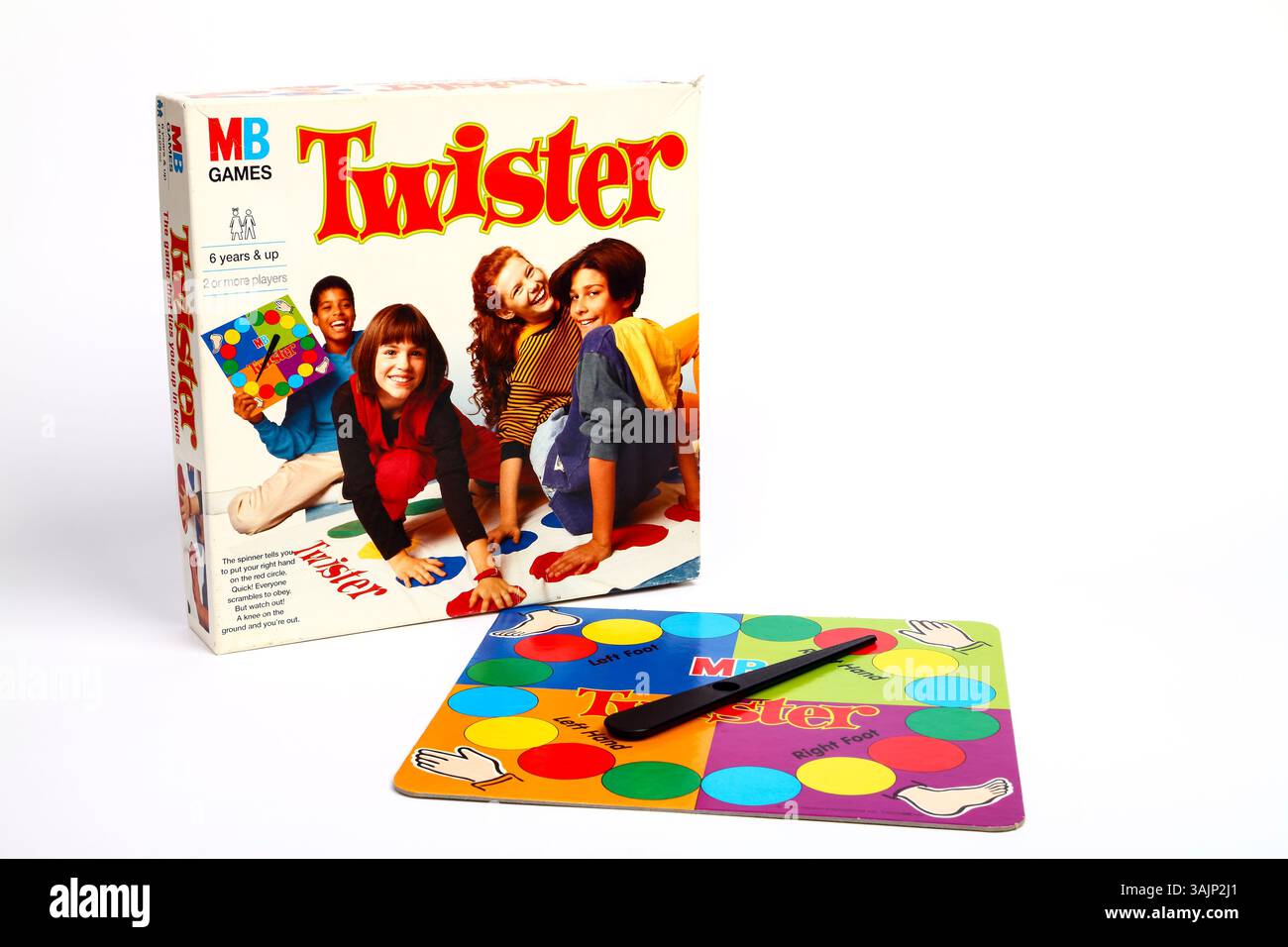 Vintage MB games twister game Stock Photo - Alamy