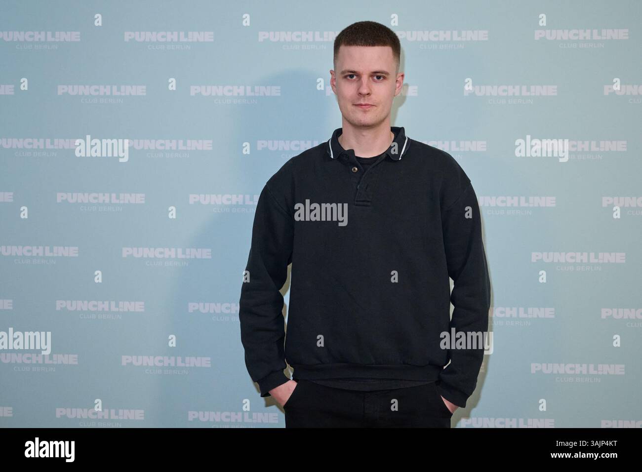 Berlin, Germany. 11th Apr, 2025. Alex Stoldt, stand-up comedian, is ...