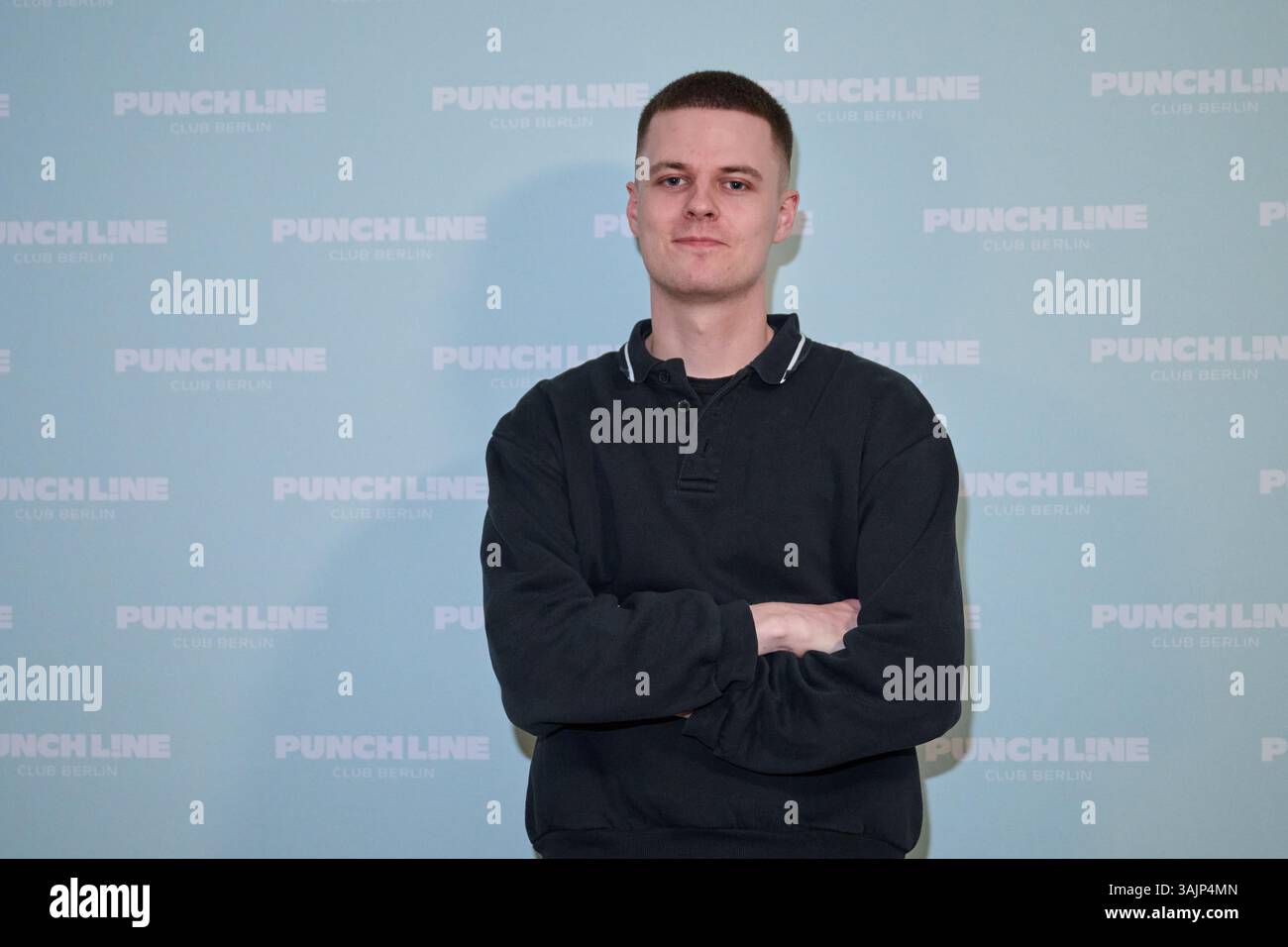 Berlin, Germany. 11th Apr, 2025. Alex Stoldt, stand-up comedian, is ...