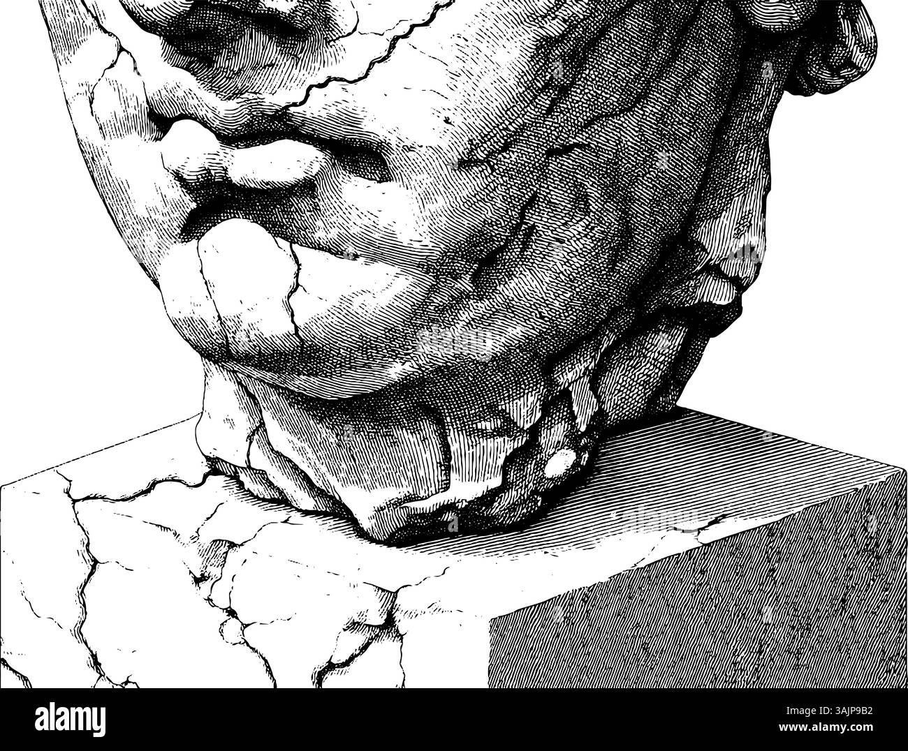 Ancient stone statue intricate Stock Vector Images - Alamy