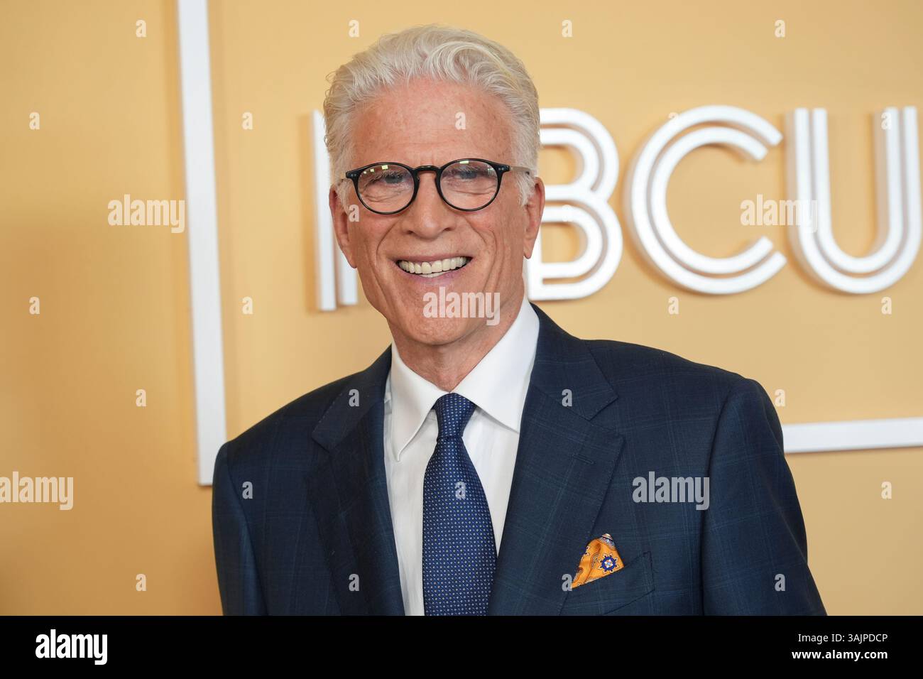 Ted Danson arrives at the NBCU Emmy luncheon on Friday, April 11, 2025 ...