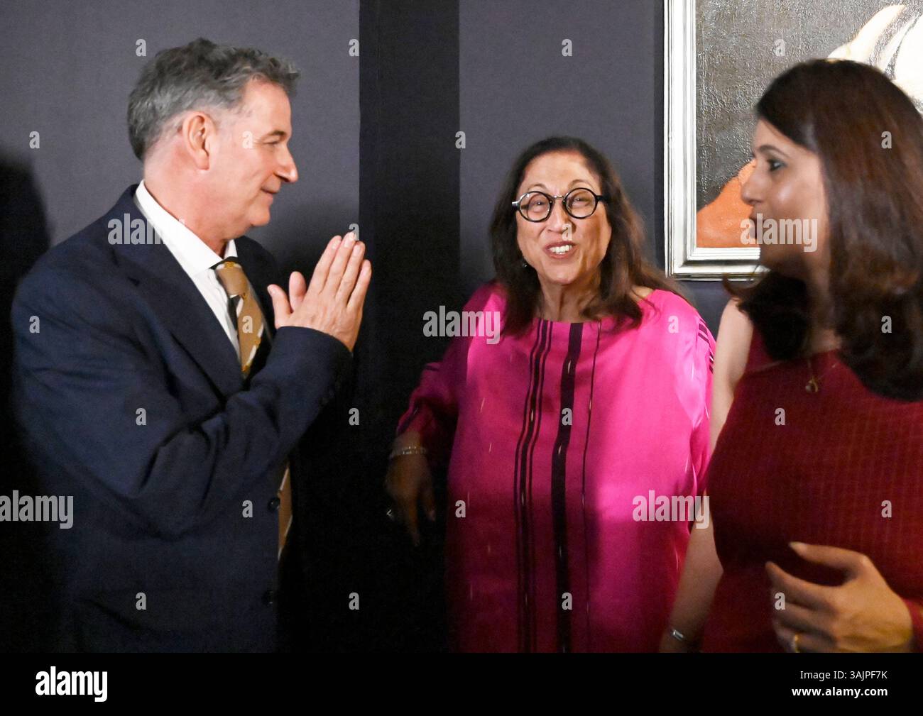 New Delhi, India. 11th Apr, 2025. NEW DELHI, INDIA - APRIL 11: Andrea ...