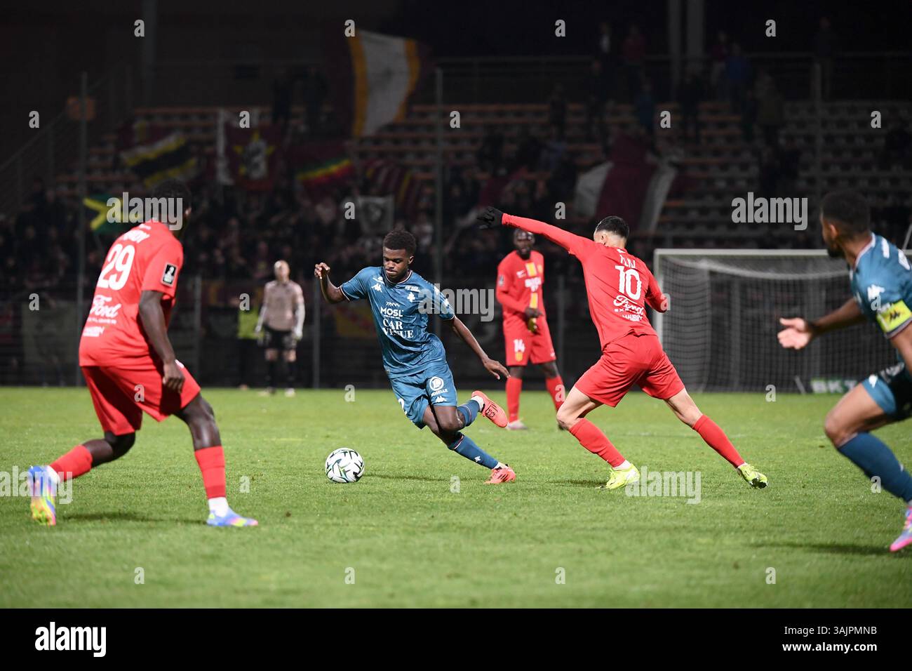 12 Alpha Amadou TOURE (fcm) during the Ligue 2 BKT match between ...
