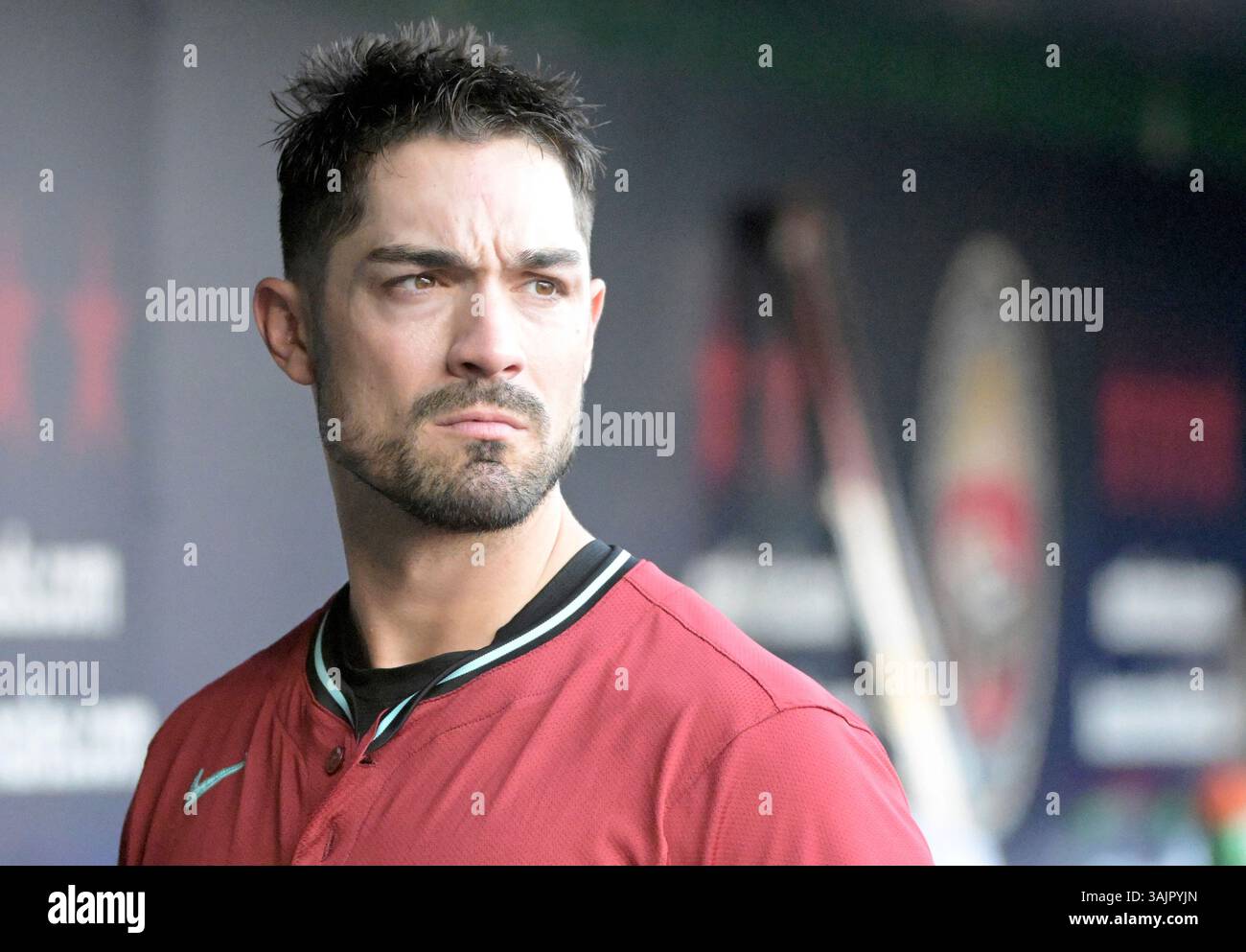 WASHINGTON, DC - APRIL 06: Arizona Diamondbacks designated hitter ...
