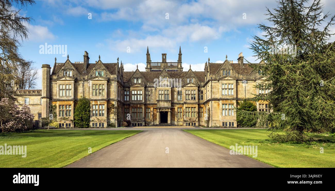 The stately home of Corsham Court in Wiltshire, england, Uk Stock Photo ...
