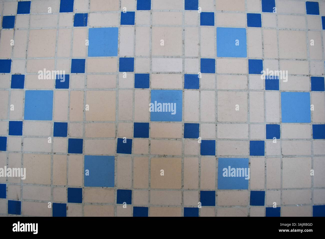 Creative tile wall design Stock Photo - Alamy