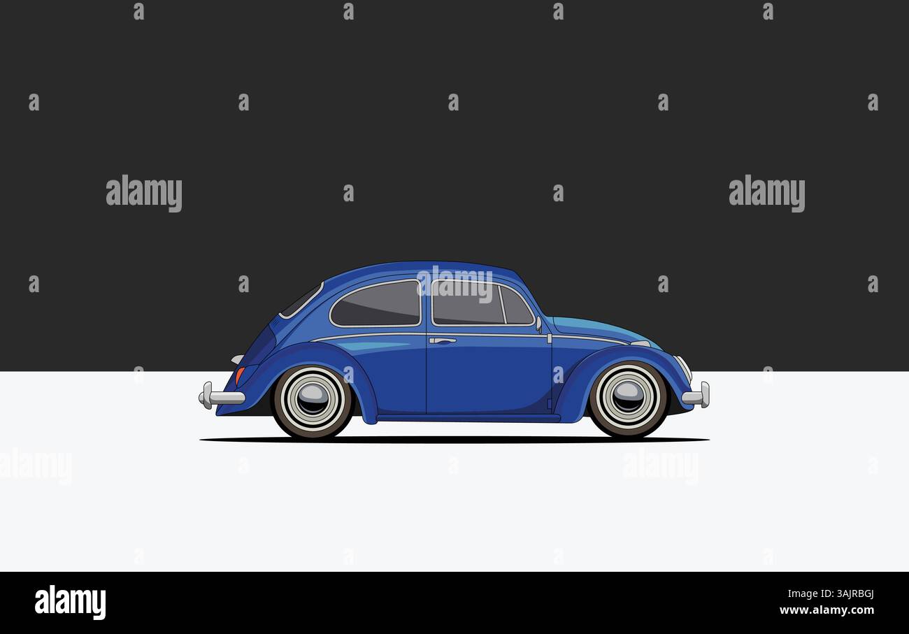 German vw beetle Stock Vector Images - Alamy