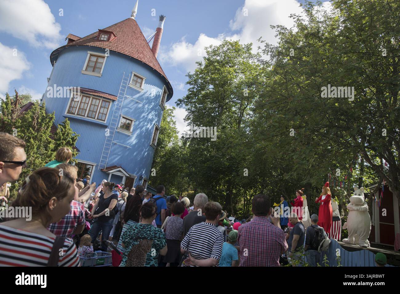 July 3, 2017 - Naantali, Suomi Finland - Moominworld is the Moomin Theme Park especially for ...