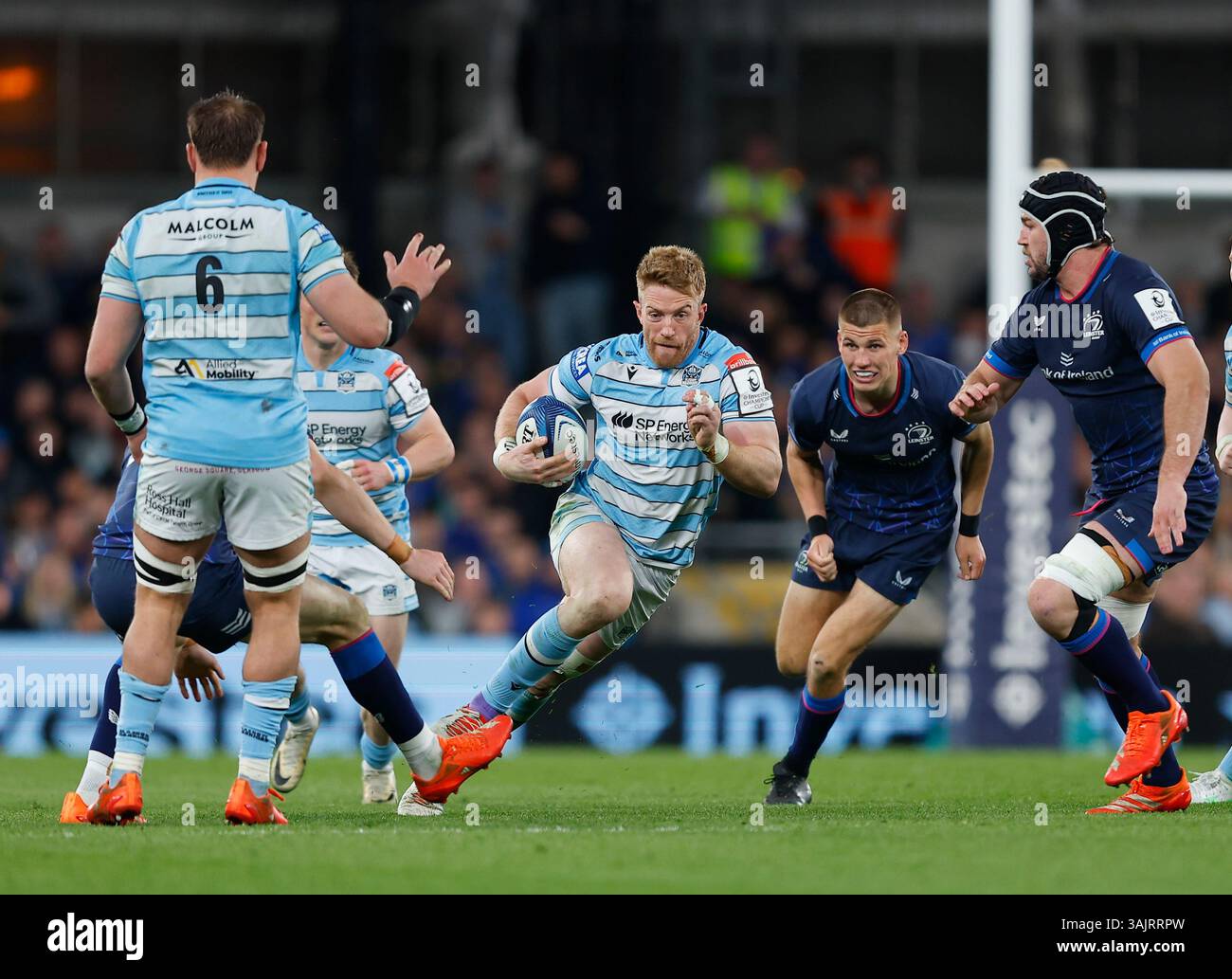 Aviva Stadium, Dublin, Ireland. 11th Apr, 2025. Investec Champions Cup ...