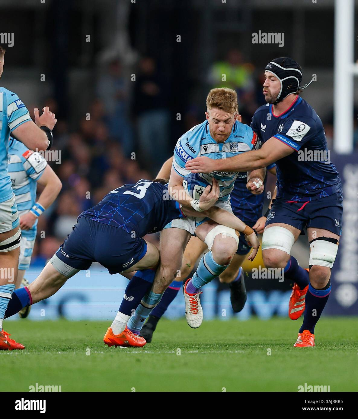 Aviva Stadium, Dublin, Ireland. 11th Apr, 2025. Investec Champions Cup Rugby, Leinster versus ...