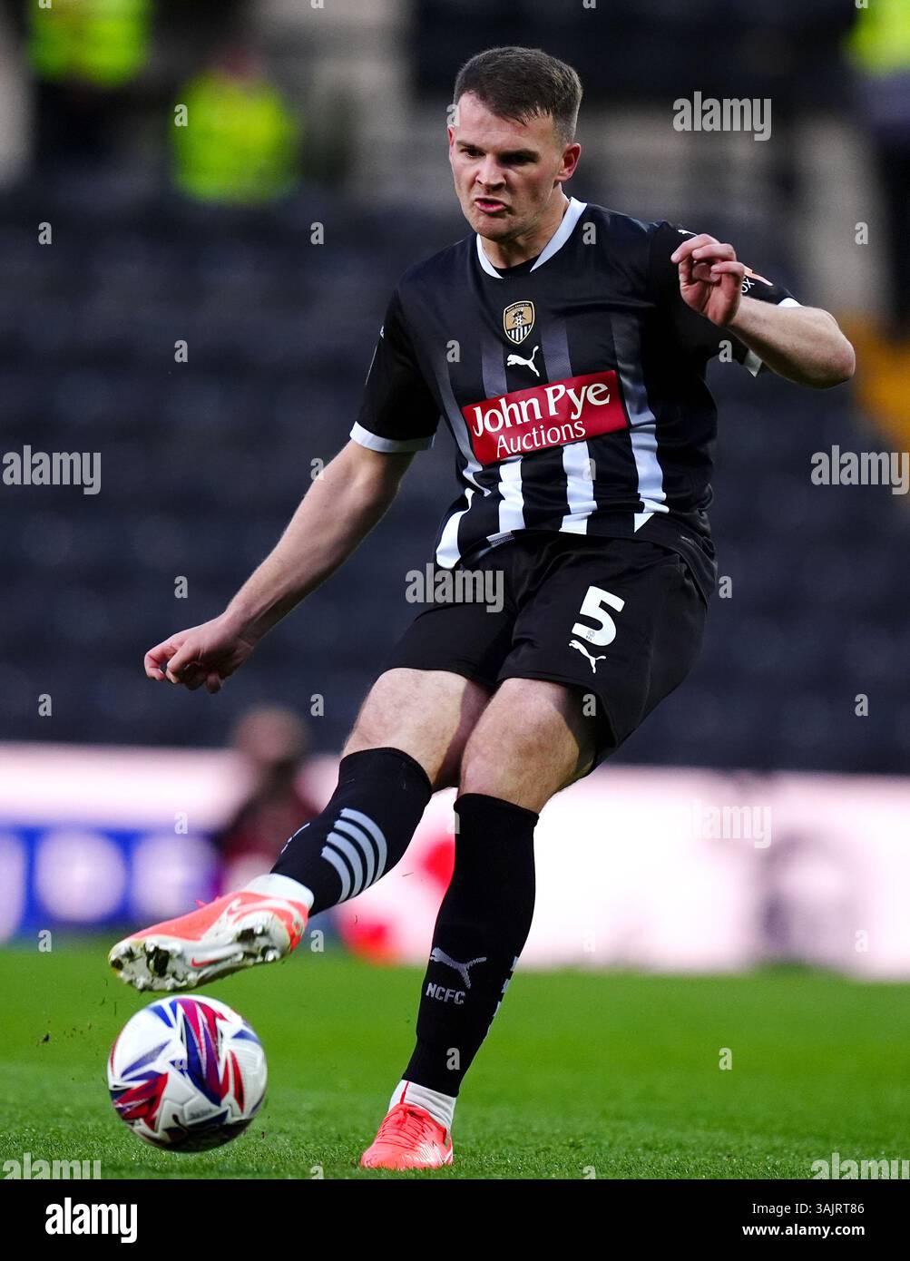 Notts County's Matthew Platt during the Sky Bet League Two match at ...