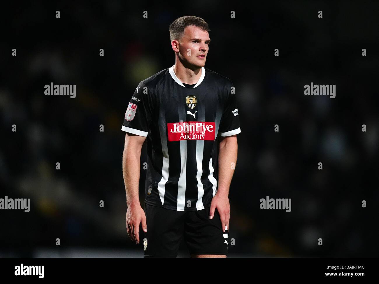 Notts County's Matthew Platt during the Sky Bet League Two match at ...