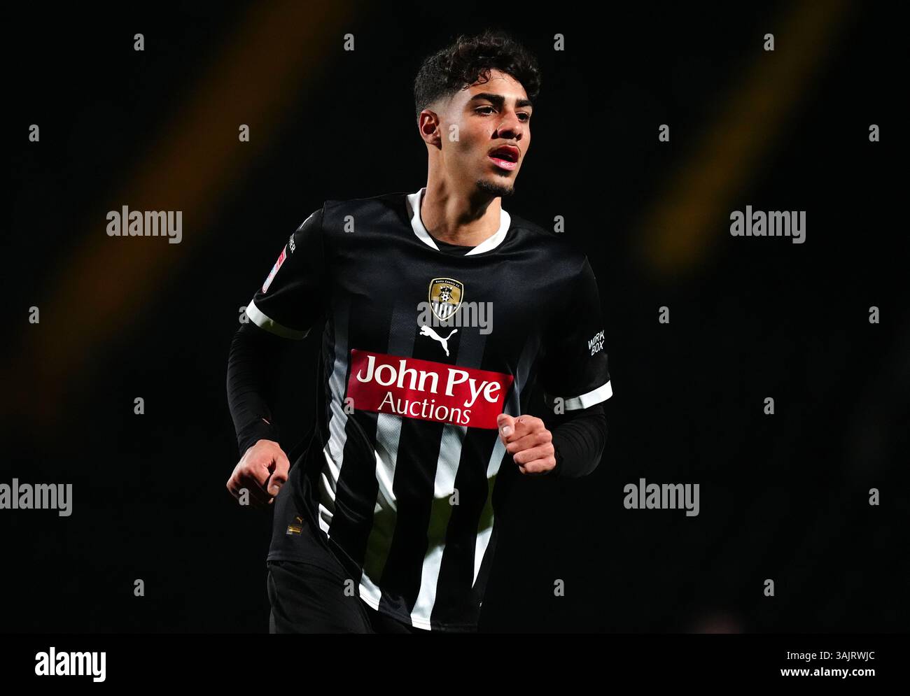 Notts County's George Abbott during the Sky Bet League Two match at ...