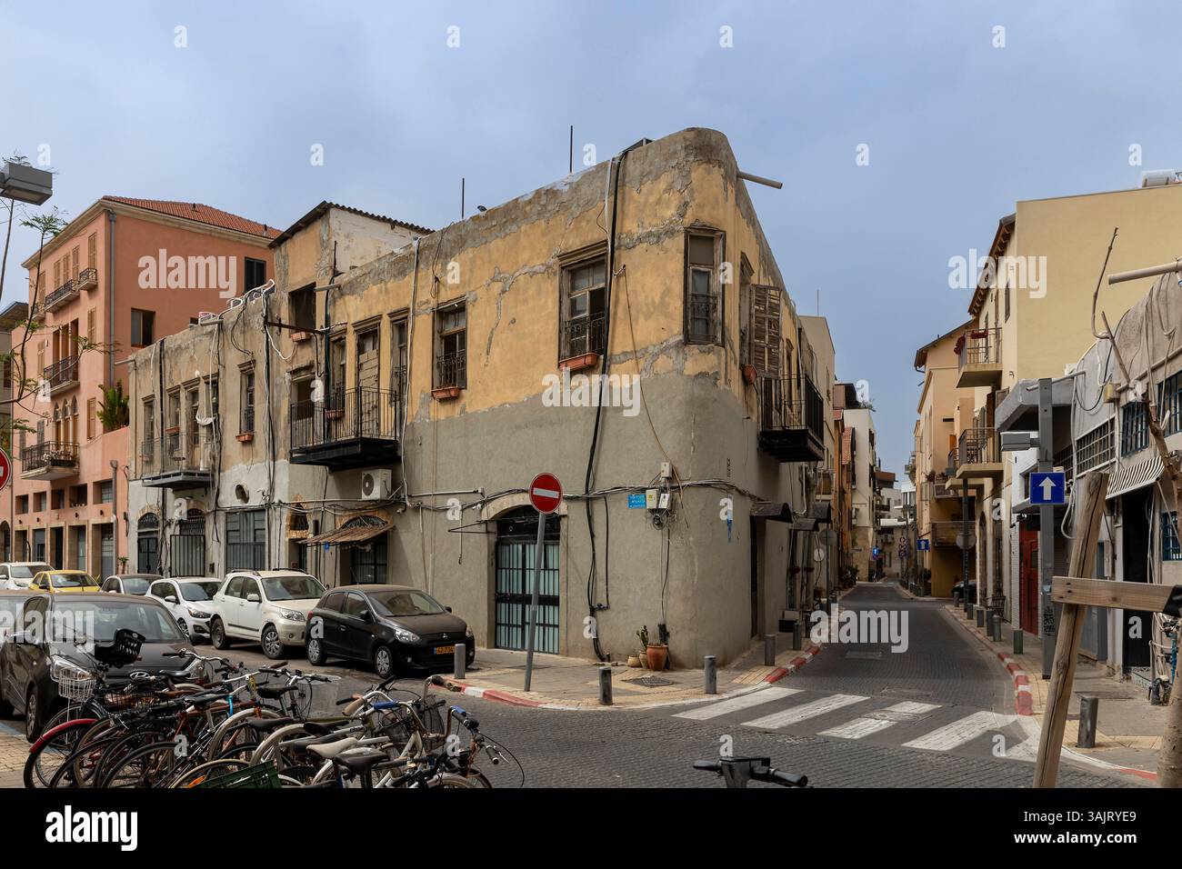 Tel Aviv-Jaffa, Israel. 9 April 2025, View from the historic streets of ...