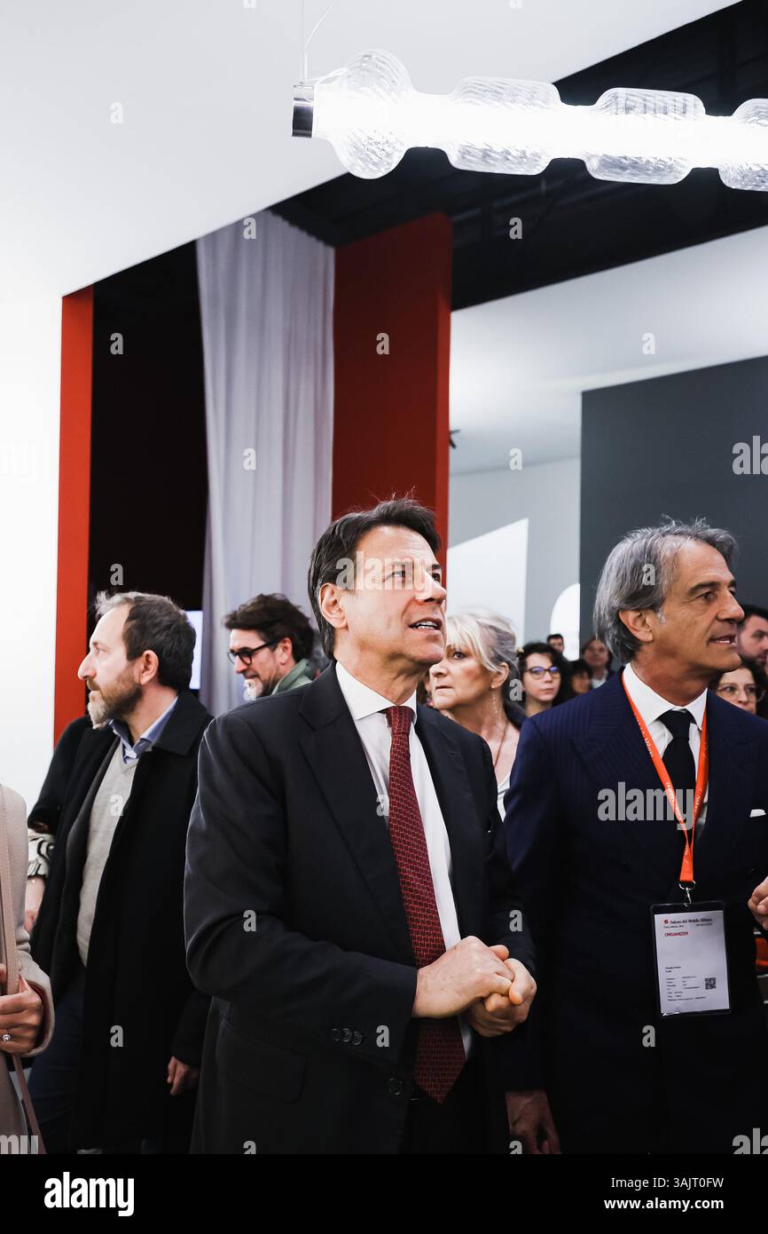 Milan, Institutional visits to the Salone Internazionale del Mobile ...